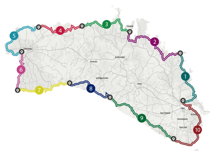 Wandern auf Menorca 10 Etappen | Camí de Cavalls 360º